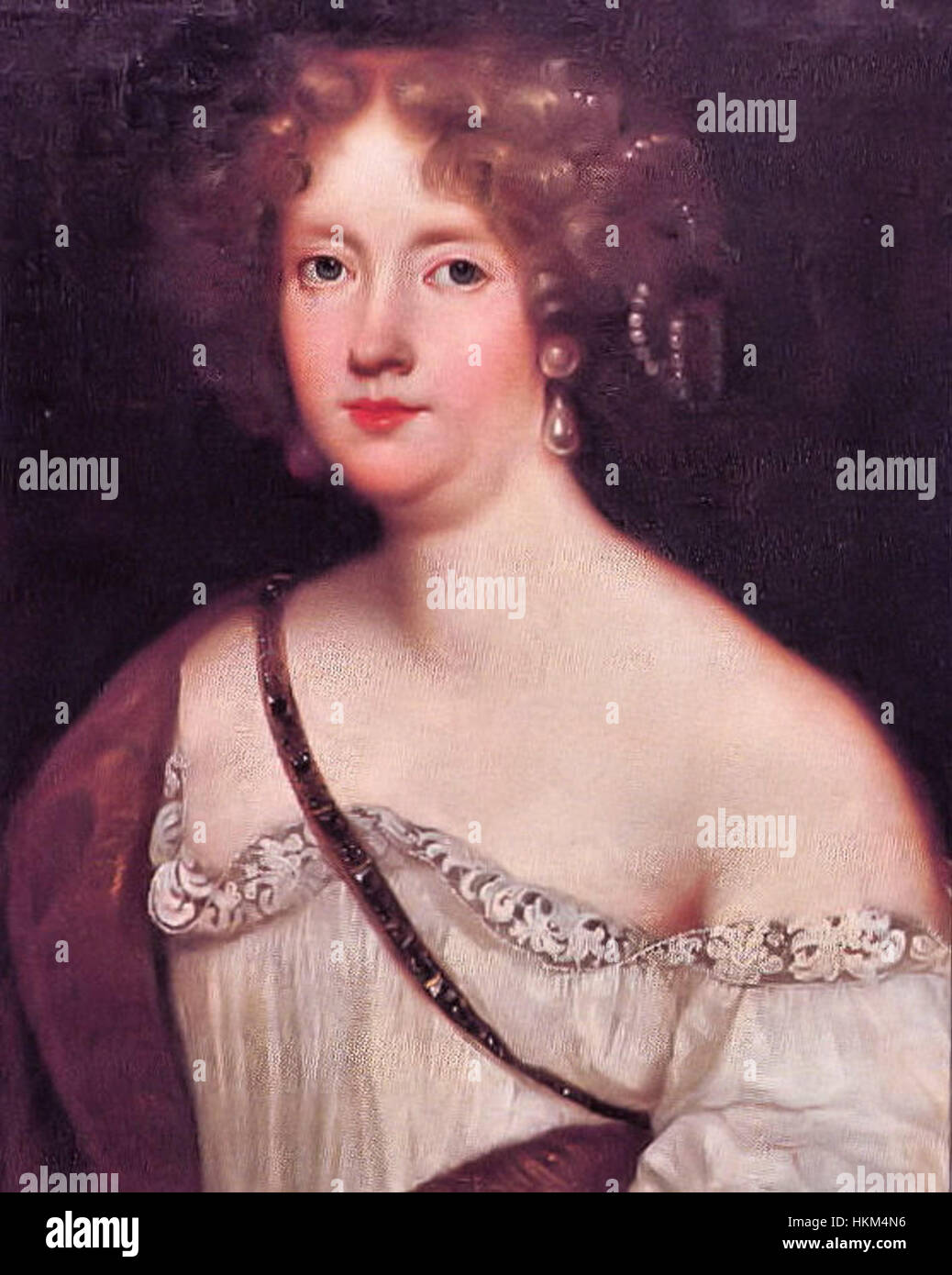 This 17th-century painting of Madame la Palatine, a French princess ...