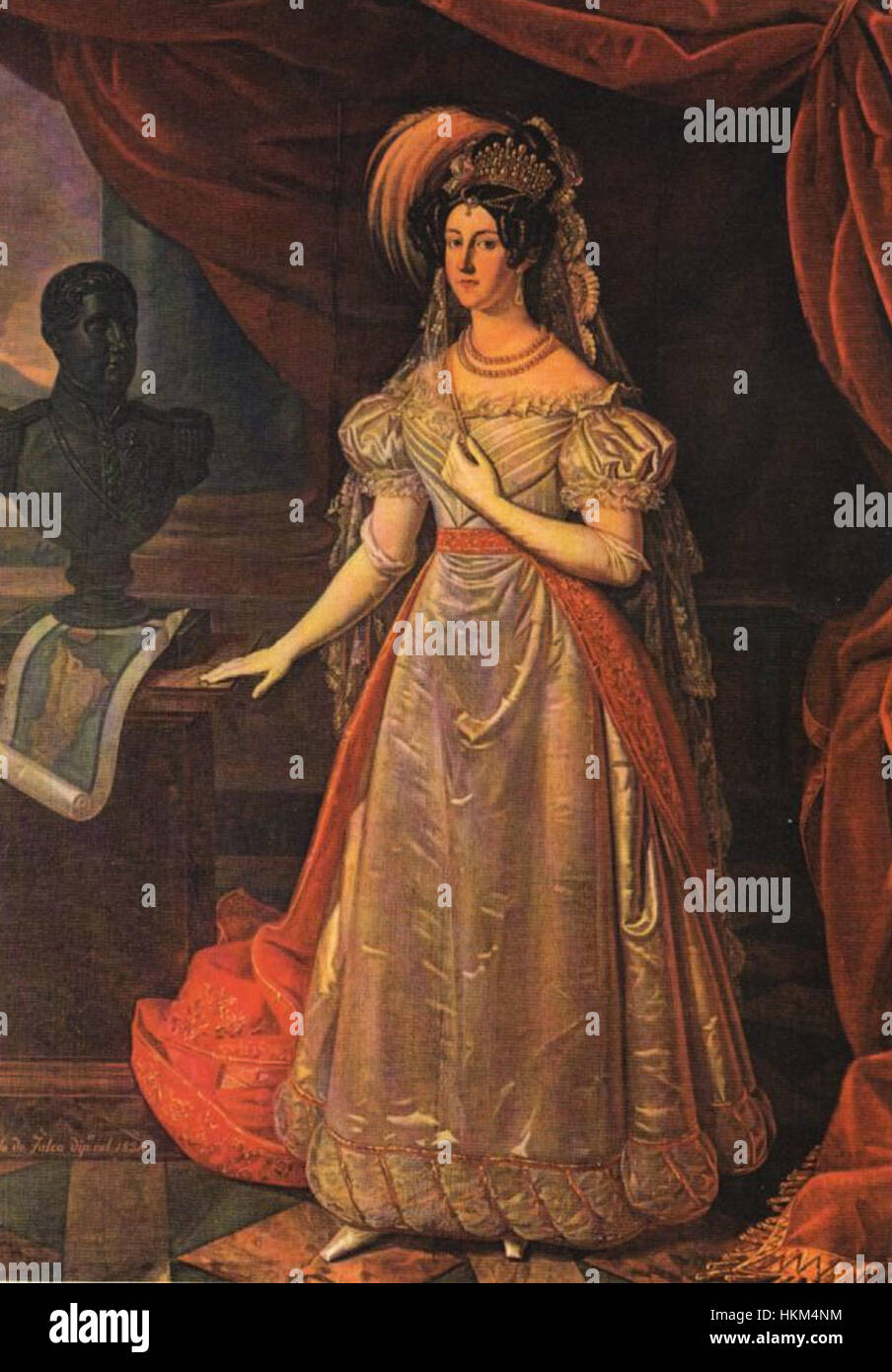 This regal portrait of Maria Cristina of Savoy, an influential figure ...