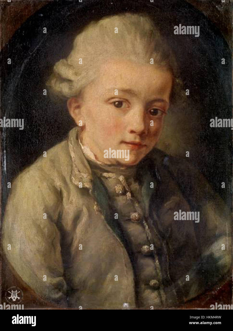 This portrait of Wolfgang Amadeus Mozart, painted by Jean-Baptiste ...