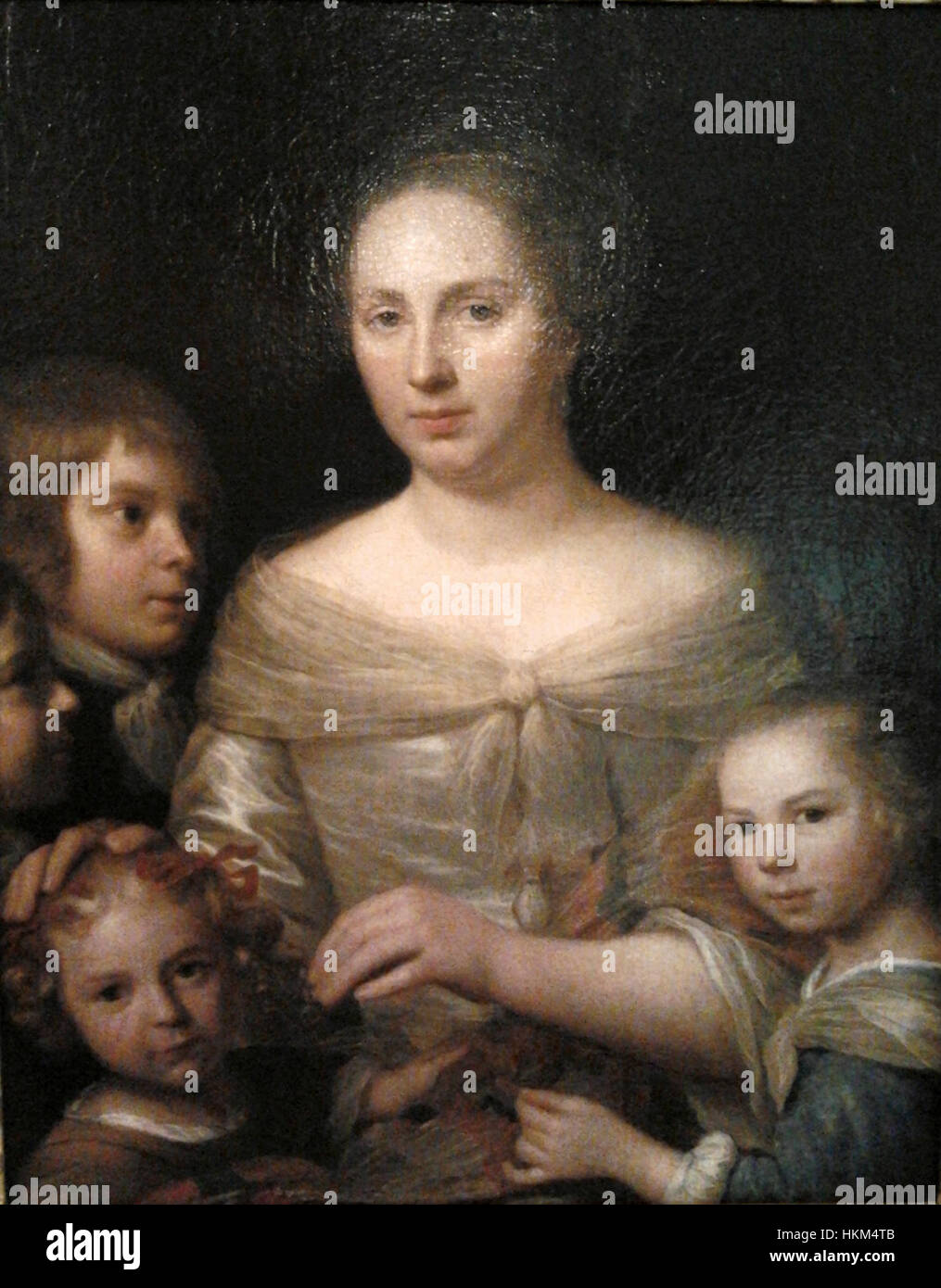 This painting by Mytens depicts a mother with her children, capturing a ...