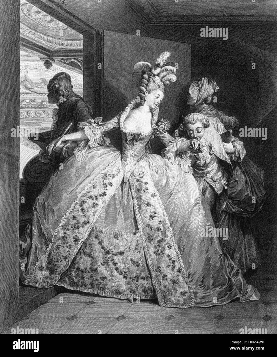 Nicolas de Launay - Les Adieux - WGA12492 Stock Photo - Alamy