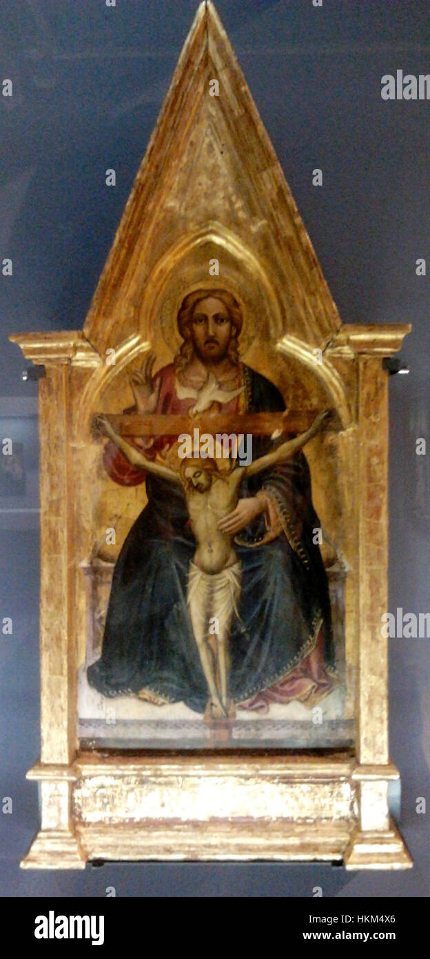A painting by Andrea di Orcagna, depicting the Throne of Grace. The ...