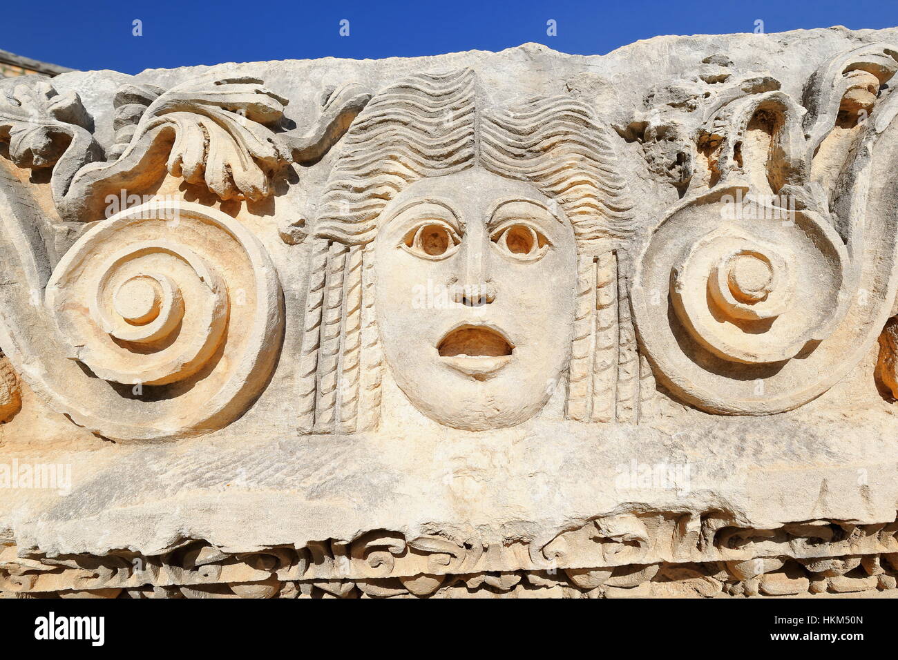 Roman tragic mask hi-res stock photography and images - Alamy