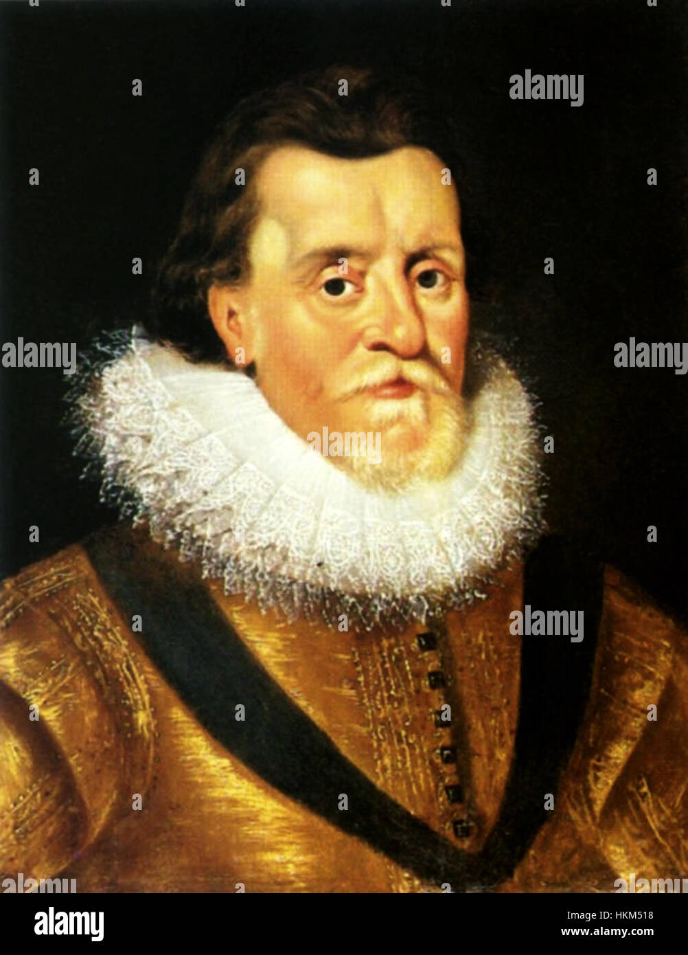 'James I Stuart' by Pourbus is a portrait that captures the regal ...