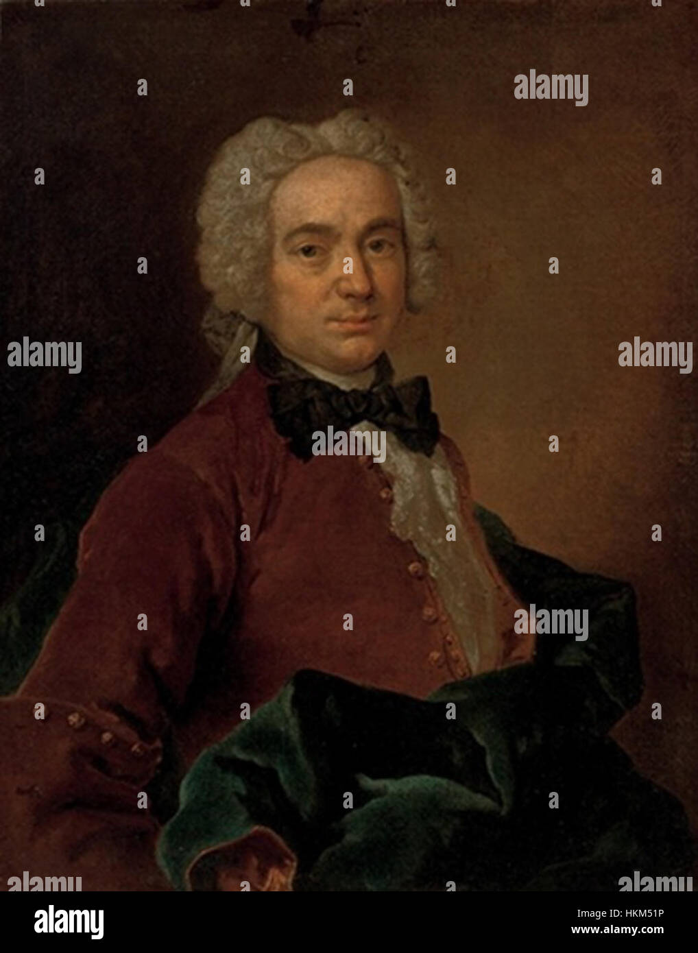 This portrait by Gueslain captures the likeness of an unnamed man ...