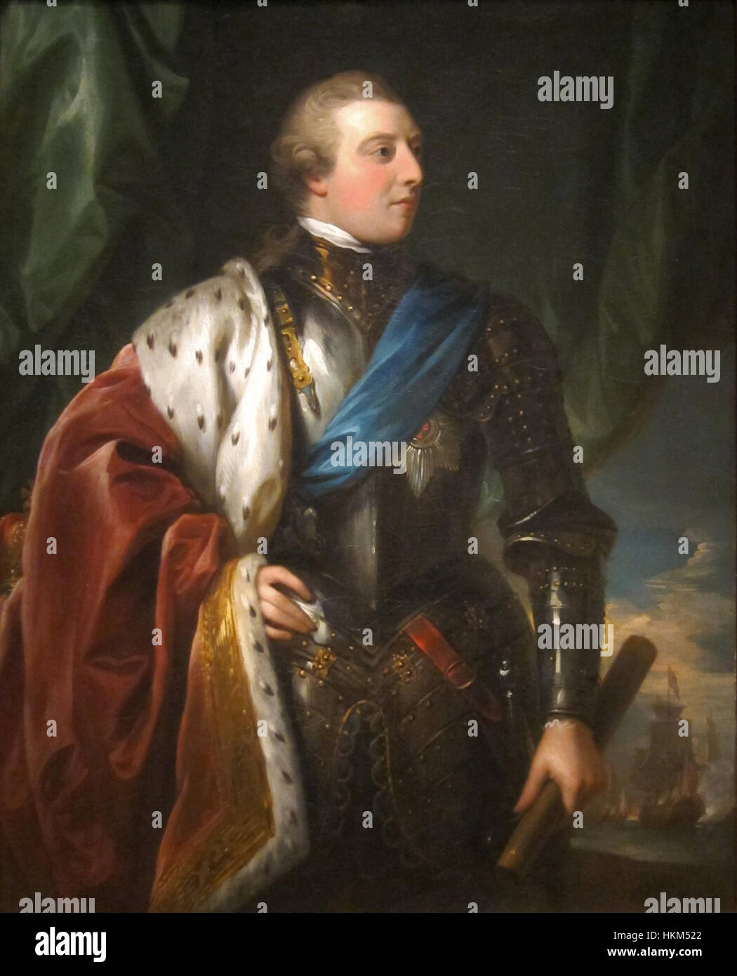 This 1783 portrait of King George III, painted by Benjamin West ...