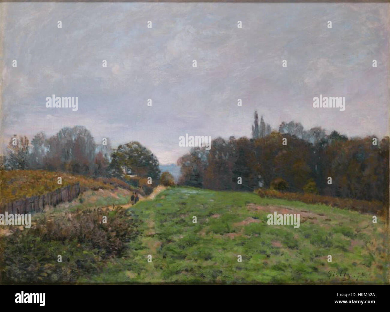 Alfred Sisley's 'Landscape at Louveciennes' captures the tranquil ...
