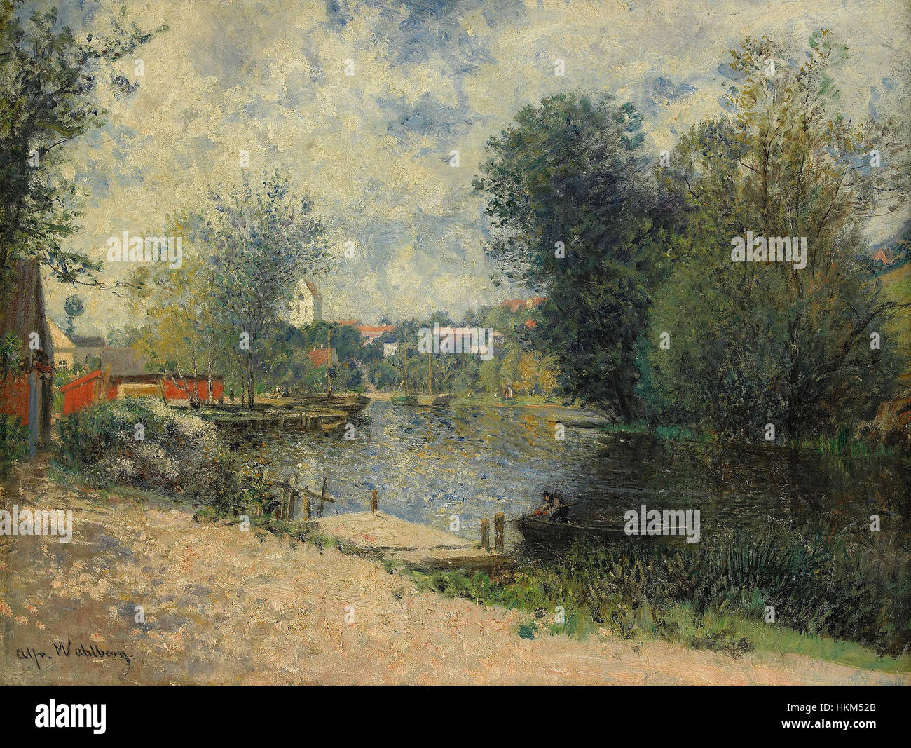 Alfred wahlberg painting hi-res stock photography and images - Alamy