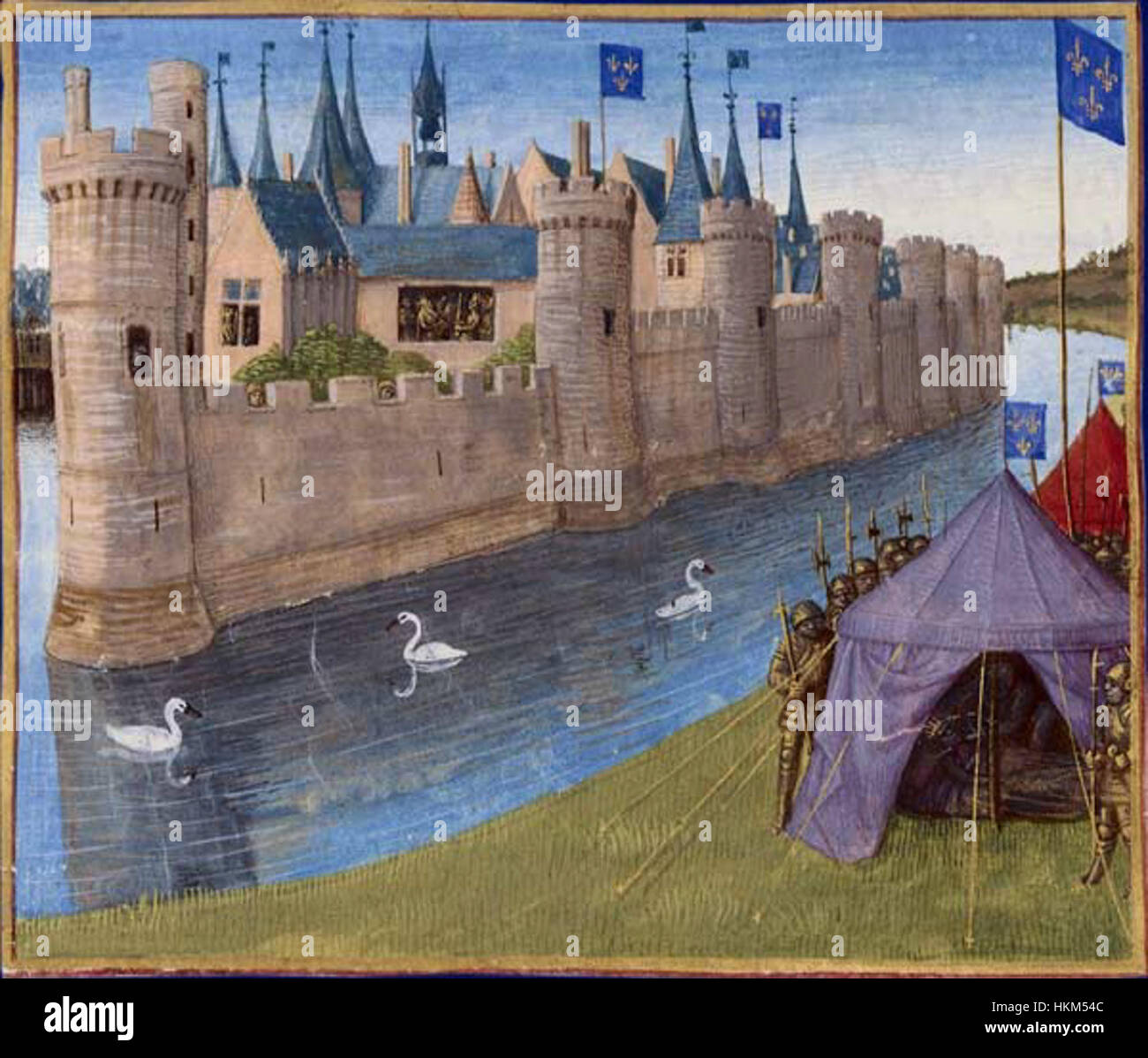 *Assassinat de Sigebert Ier* (The Assassination of Sigebert I) depicts ...