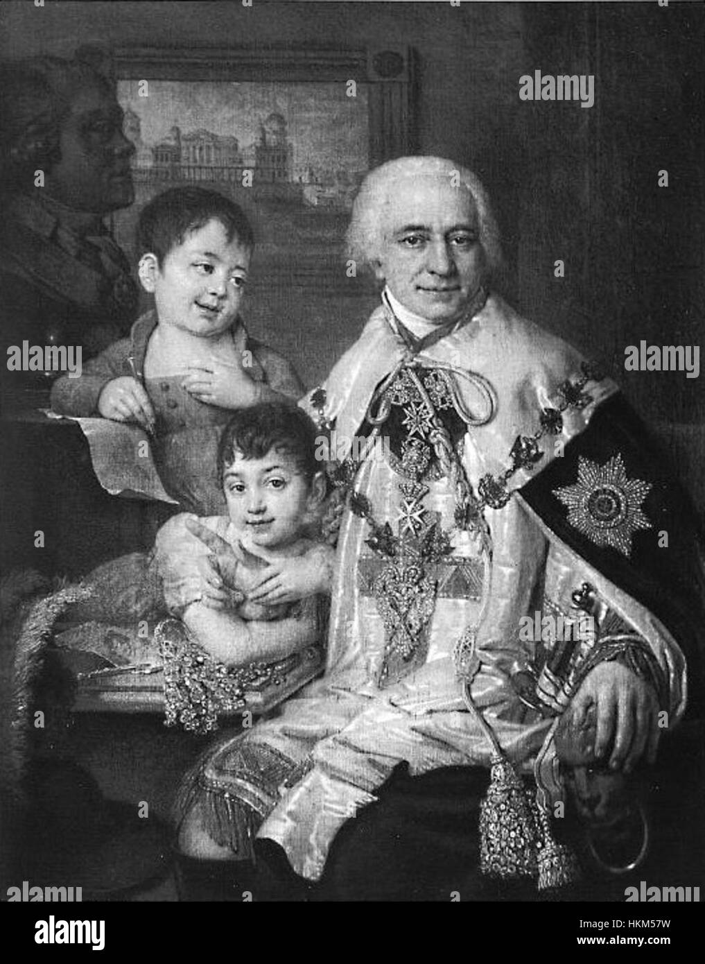 A portrait of Le Comte Gregoire Grigoriewitch Koucheleff, a noble ...