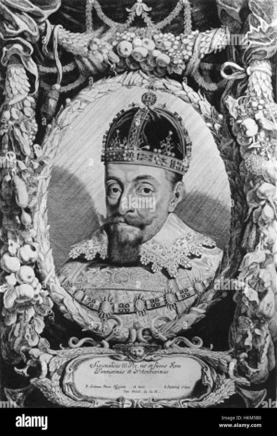 This portrait of Sigismund III Vasa, painted by the artist Suyderhoef ...