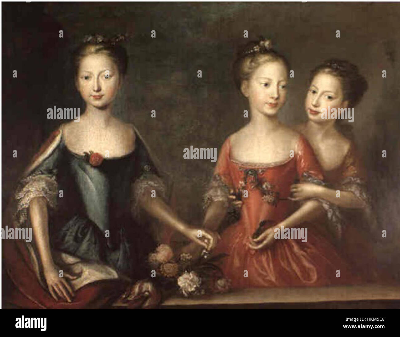 Three princesses by Maingaud Stock Photo - Alamy