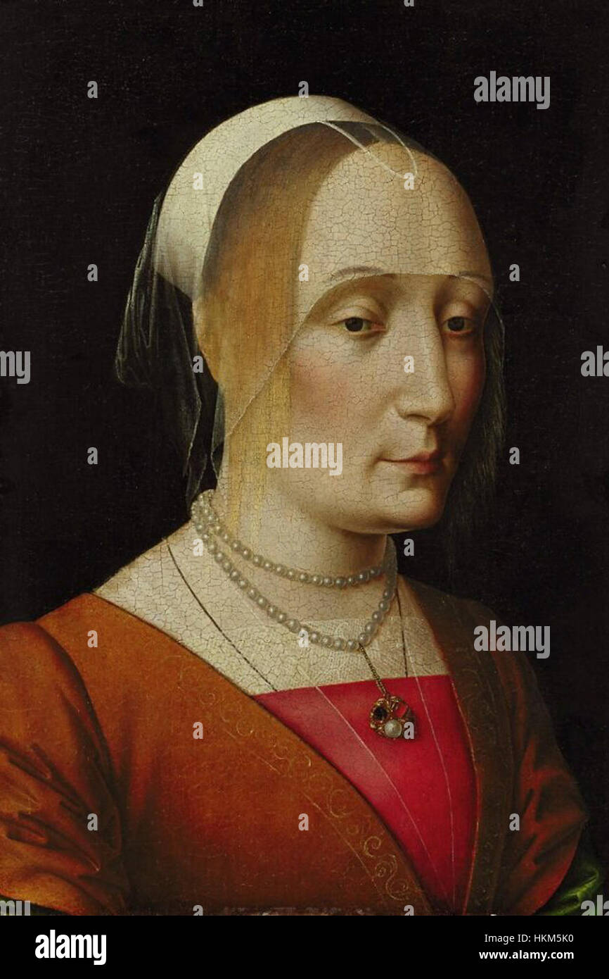 This 15th-century portrait of a lady by Benedetto Ghirlandaio, housed ...