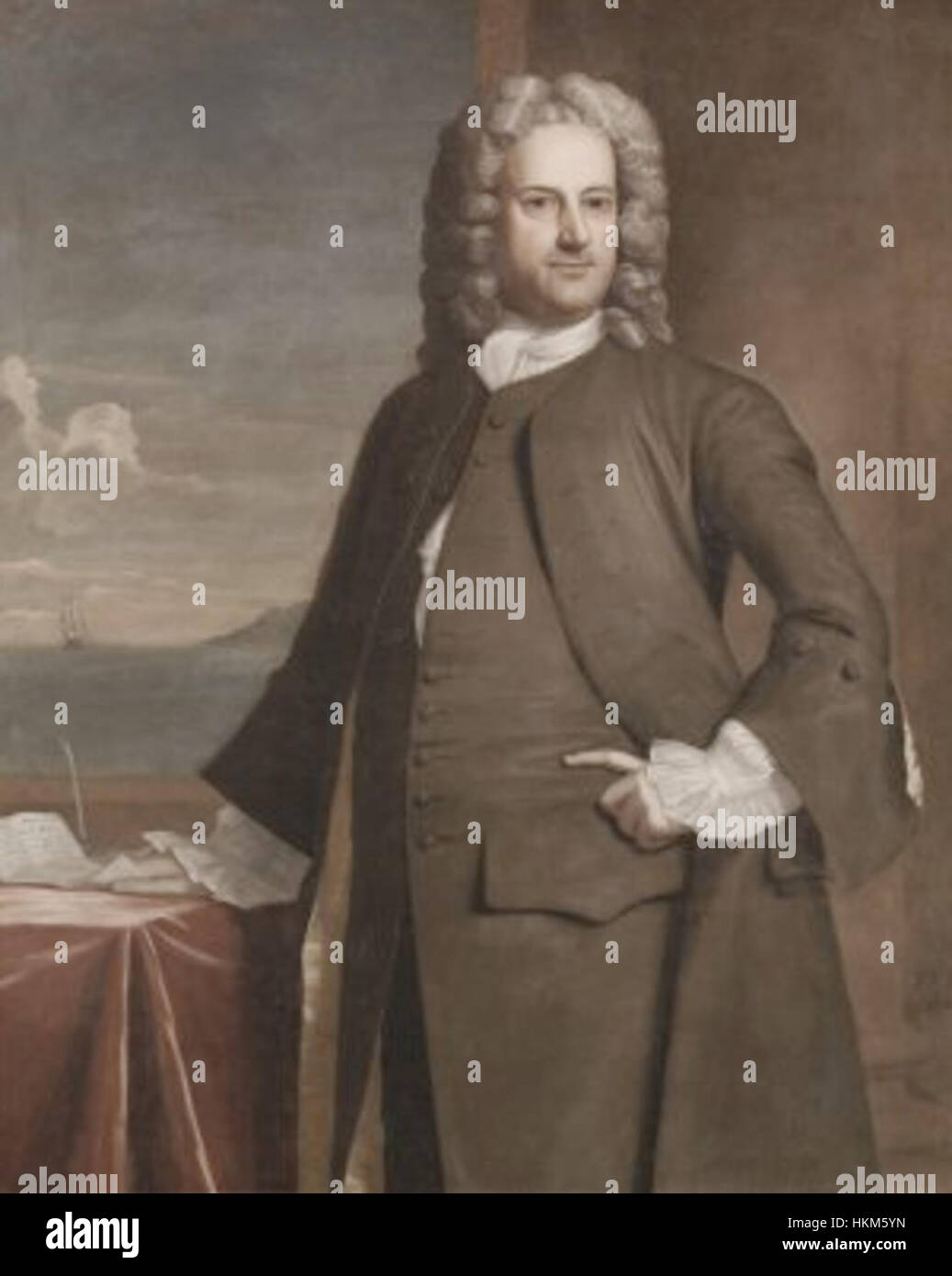 The portrait of Charles Apthorp, painted by Robert Feke in 1748, is a ...