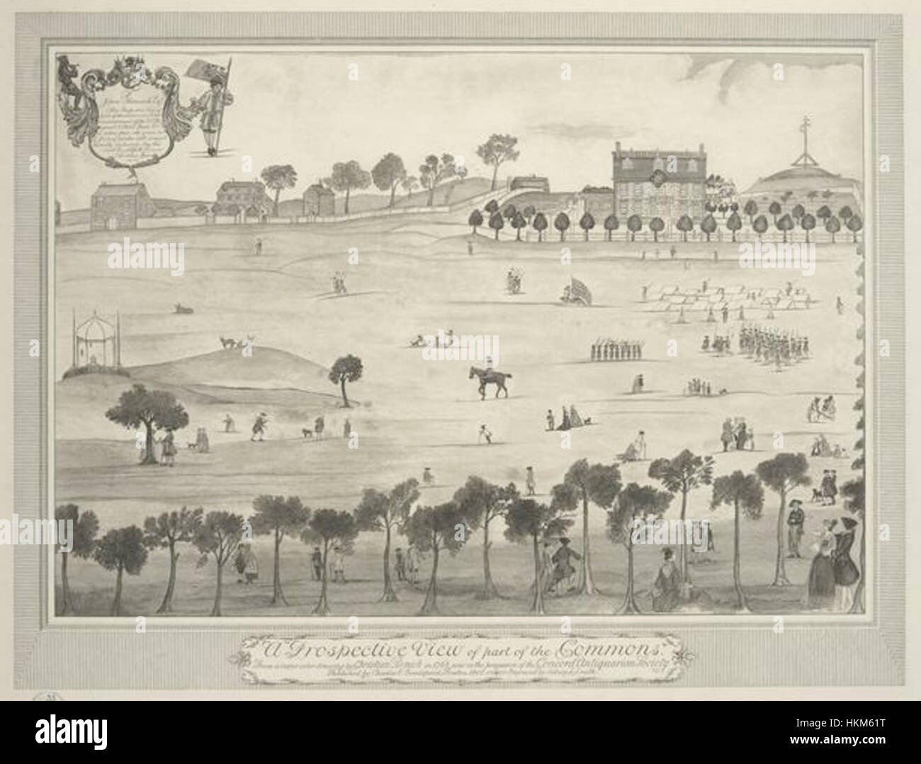 Christian Remick’s 1768 painting of Boston Common captures the vibrancy ...