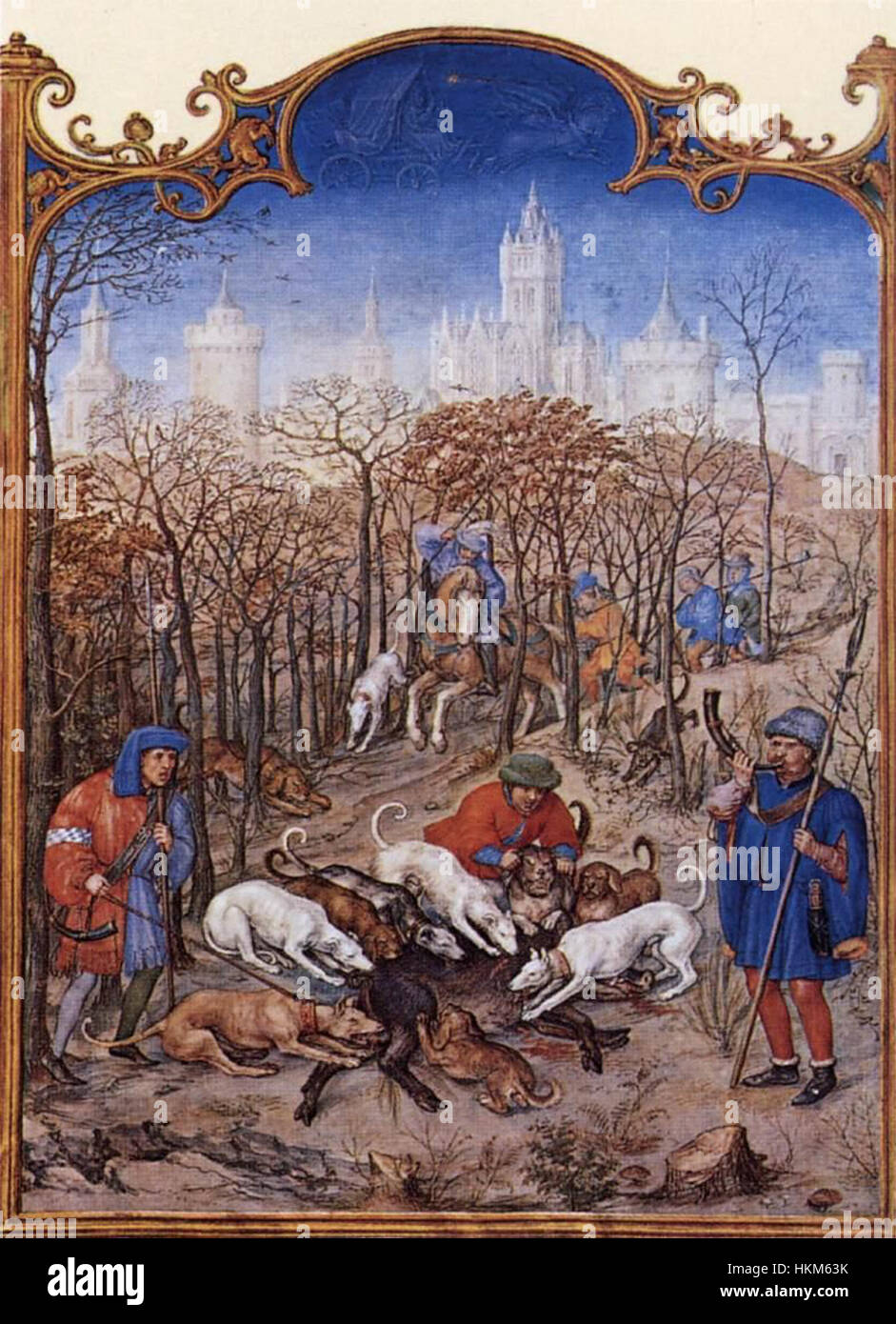 This page from the 15th-century Grimani Breviary illustrates the Month ...