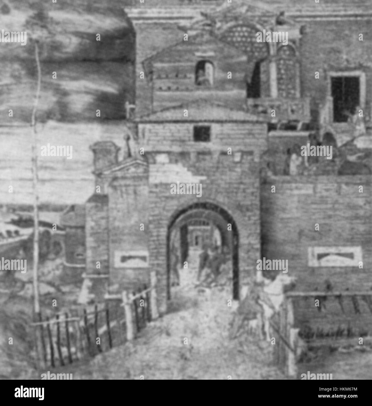 'Davide Piange la Morte di Assalonne' is an oil painting depicting the ...