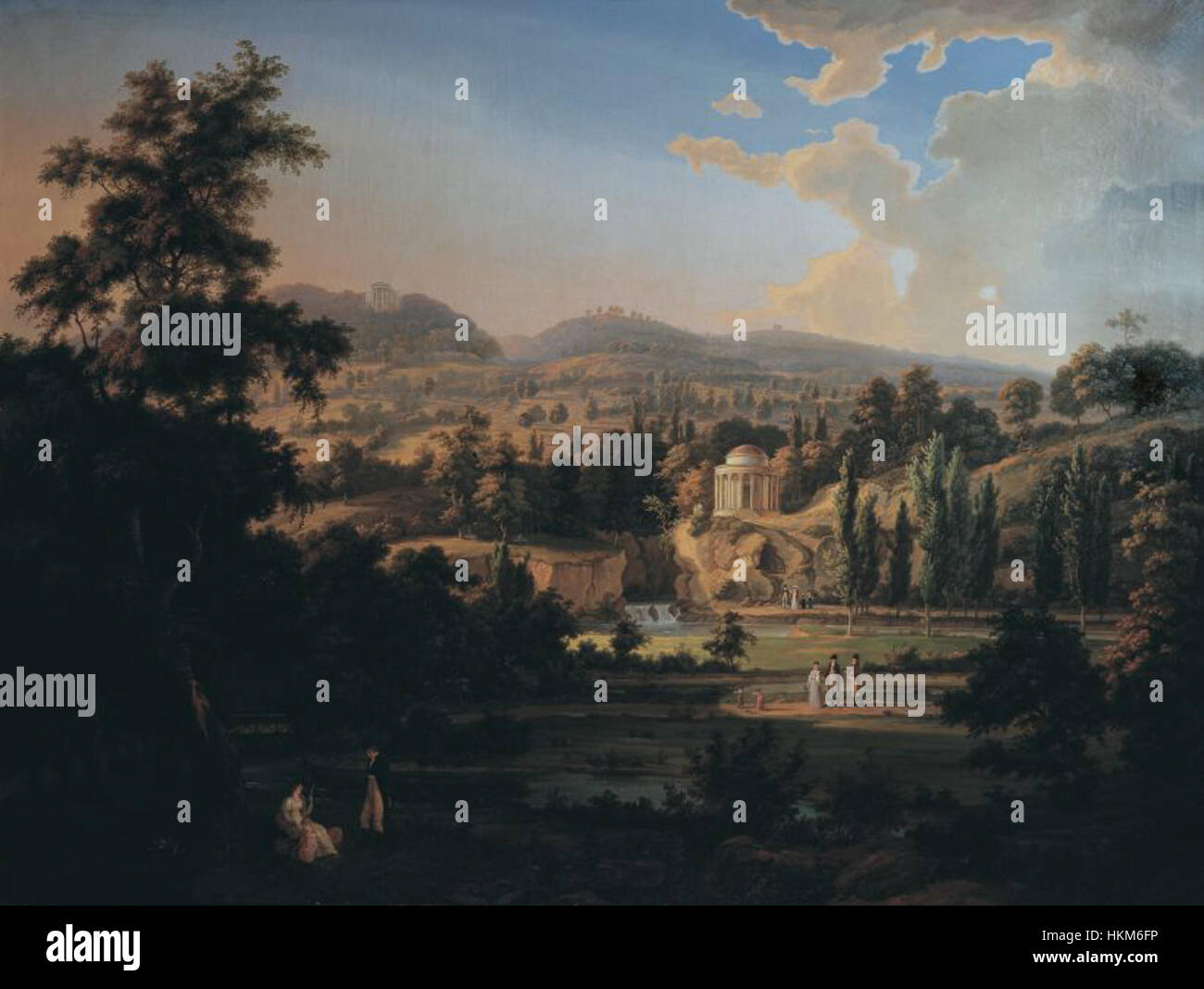 This painting by Albert Christoph Dies, titled *001*, presents a ...