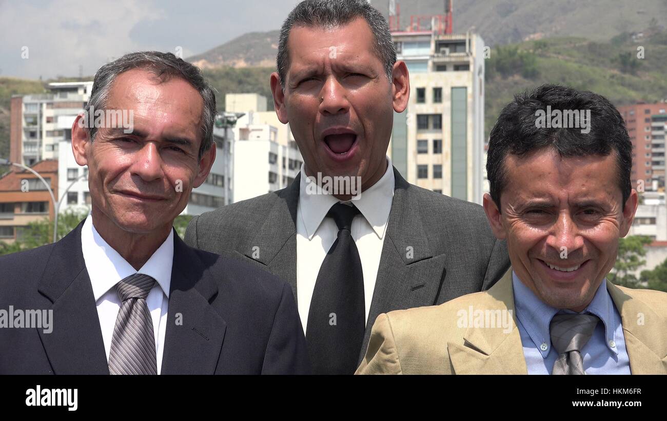 Proud Hispanic Business Team Stock Photo - Alamy