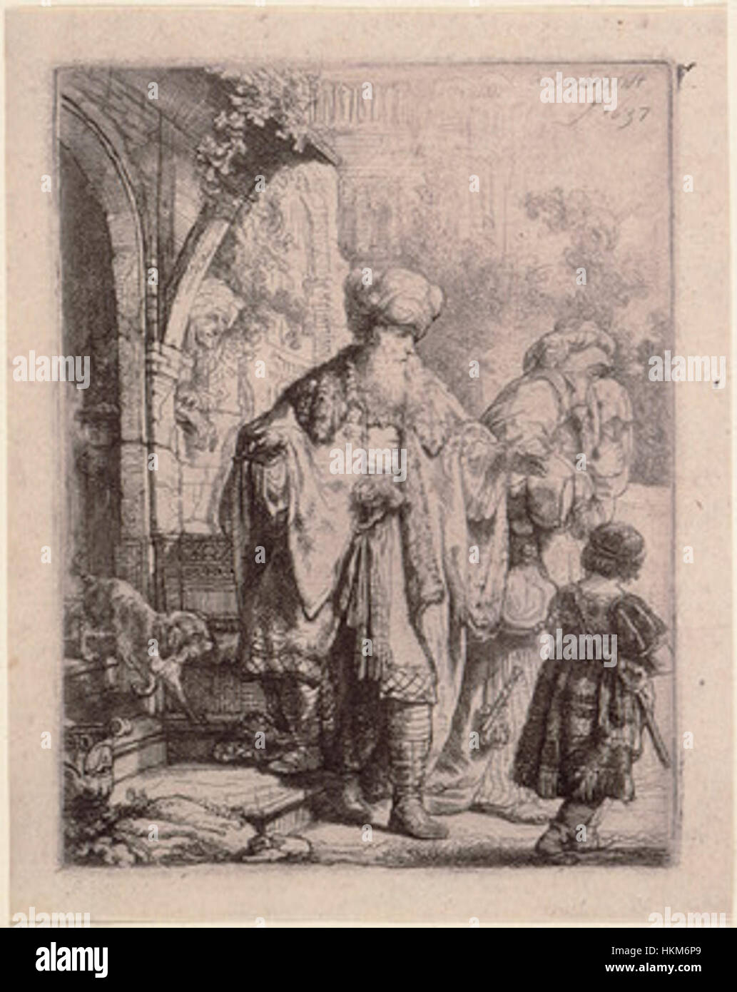 Abraham Casting Out Hagar and Ishmael Stock Photo - Alamy Abraham Casting Out Hagar and Ishmael Stock Photo - Alamy