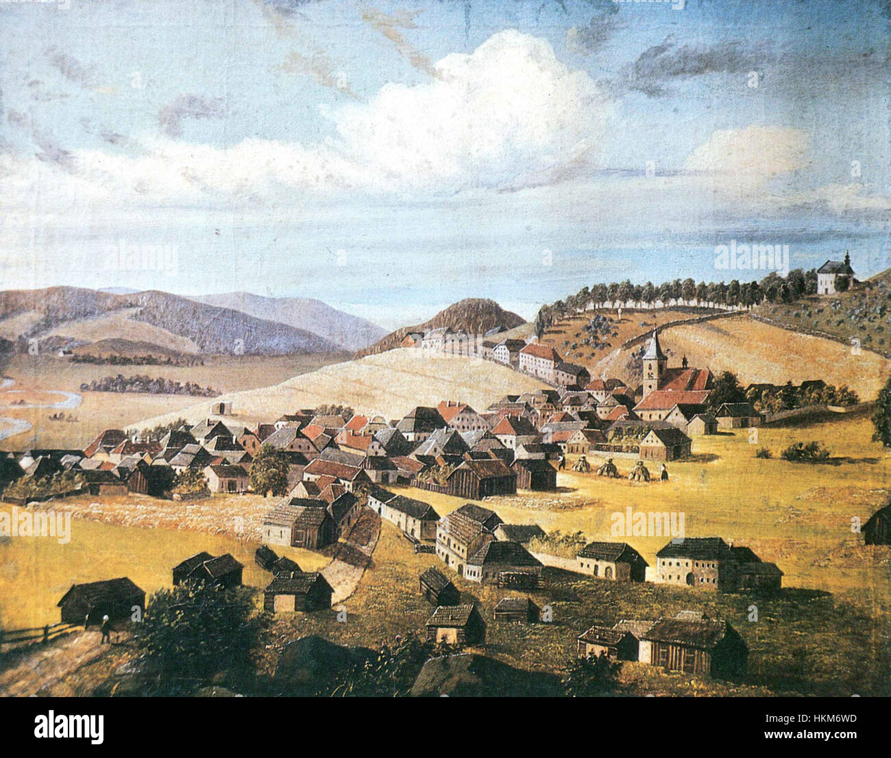 Adalbert Stifter - Ansicht von Oberplan Stock Photo - Alamy