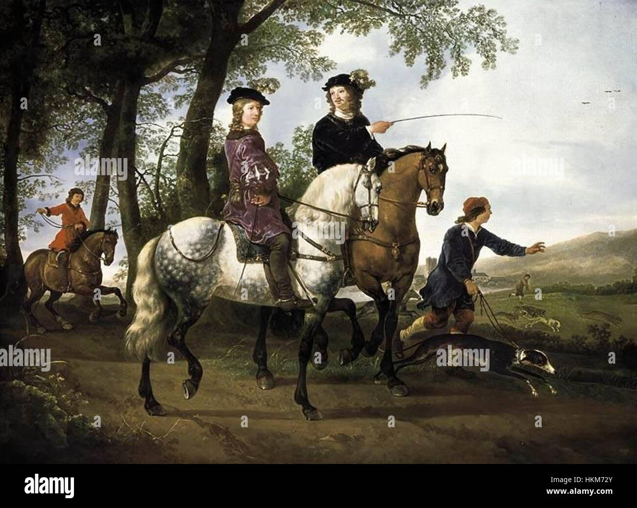 Aelbert Cuyp’s 'Landscape with a Hunt' captures the serenity of Dutch ...