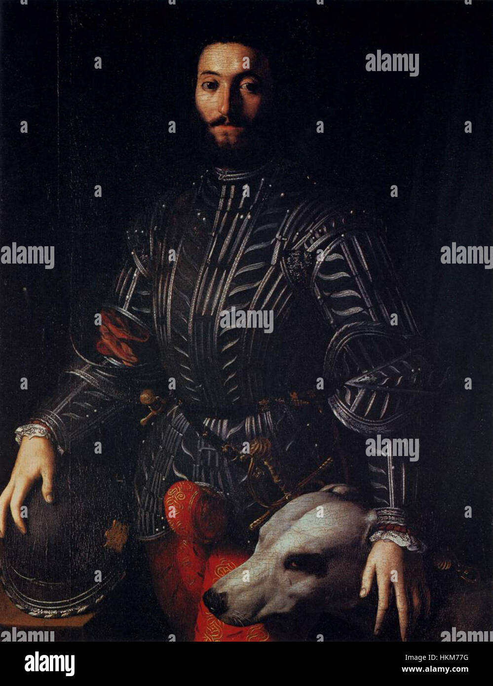 This portrait by Angelo Bronzino features Guidobaldo della Rovere, Duke ...