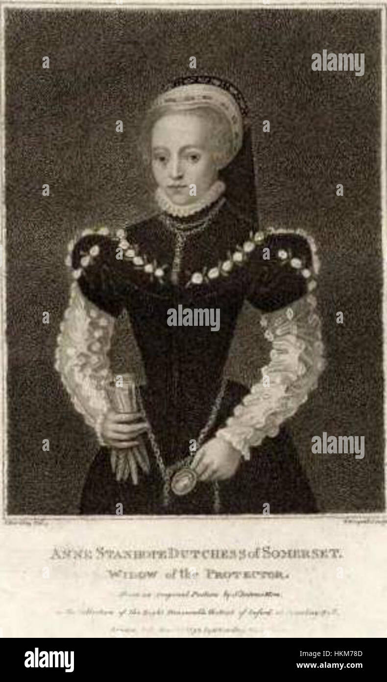 'Anne Stanhope' is a historical portrait painting of Anne Stanhope, an ...