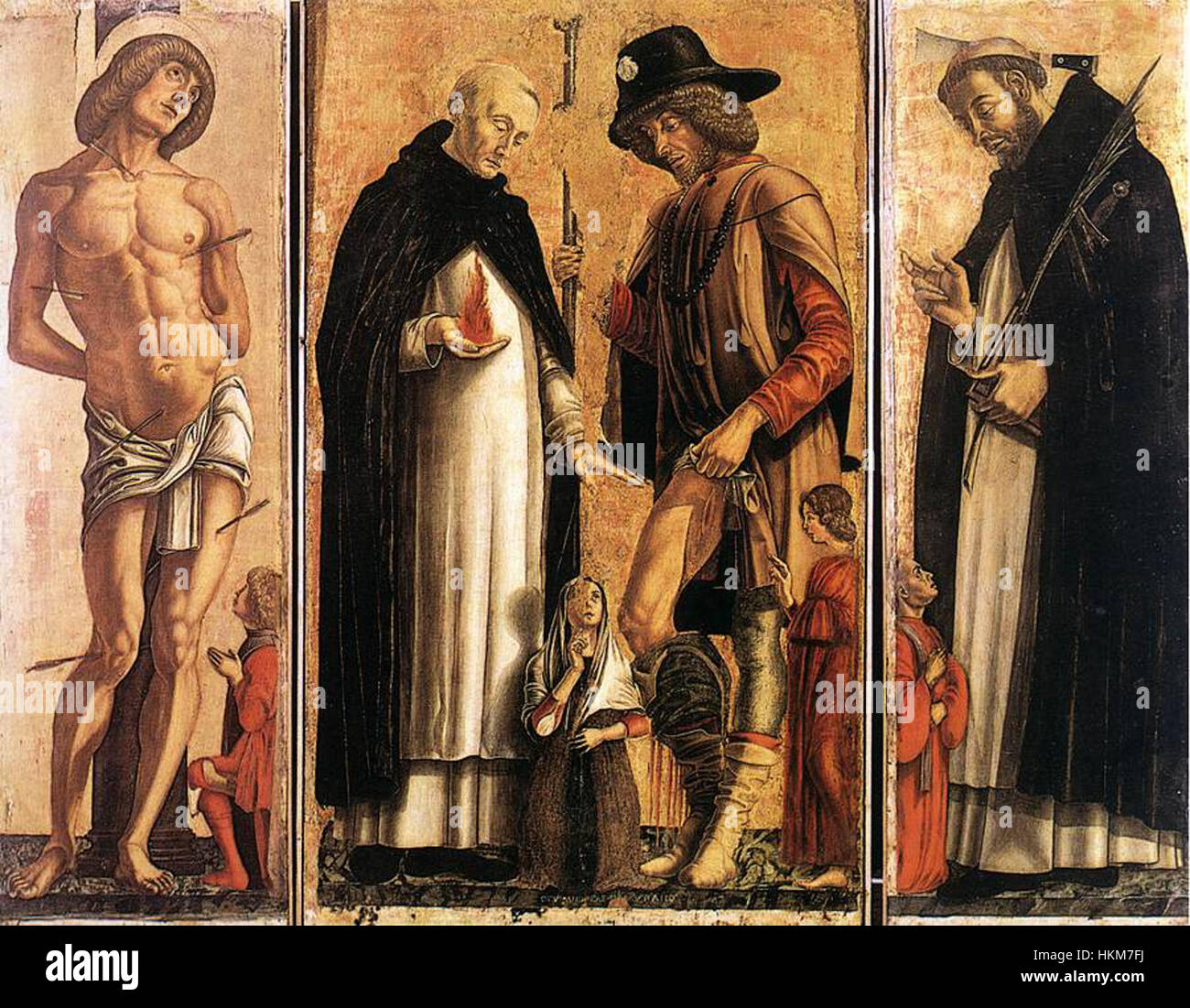 This polyptych by Andrea da Murano, an Italian artist, showcases ...