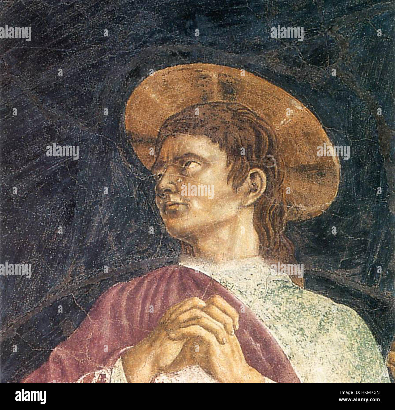 Andrea del Castagnoâ€™s *Crucifixion Lunetta* is a powerful example of ...