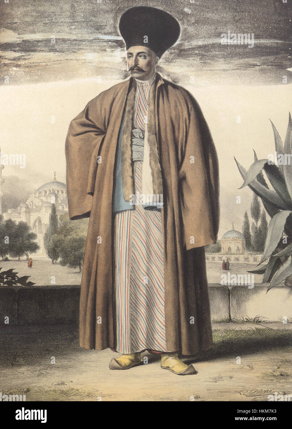 This portrait of an Armenian by Louis Dupre showcases the detailed ...