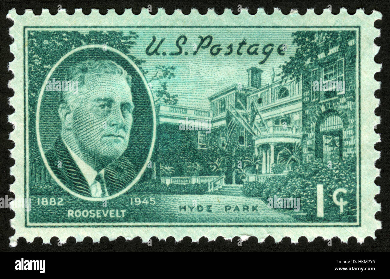 Usa Stamp Roosevelt President Stock Photos & Usa Stamp Roosevelt ...