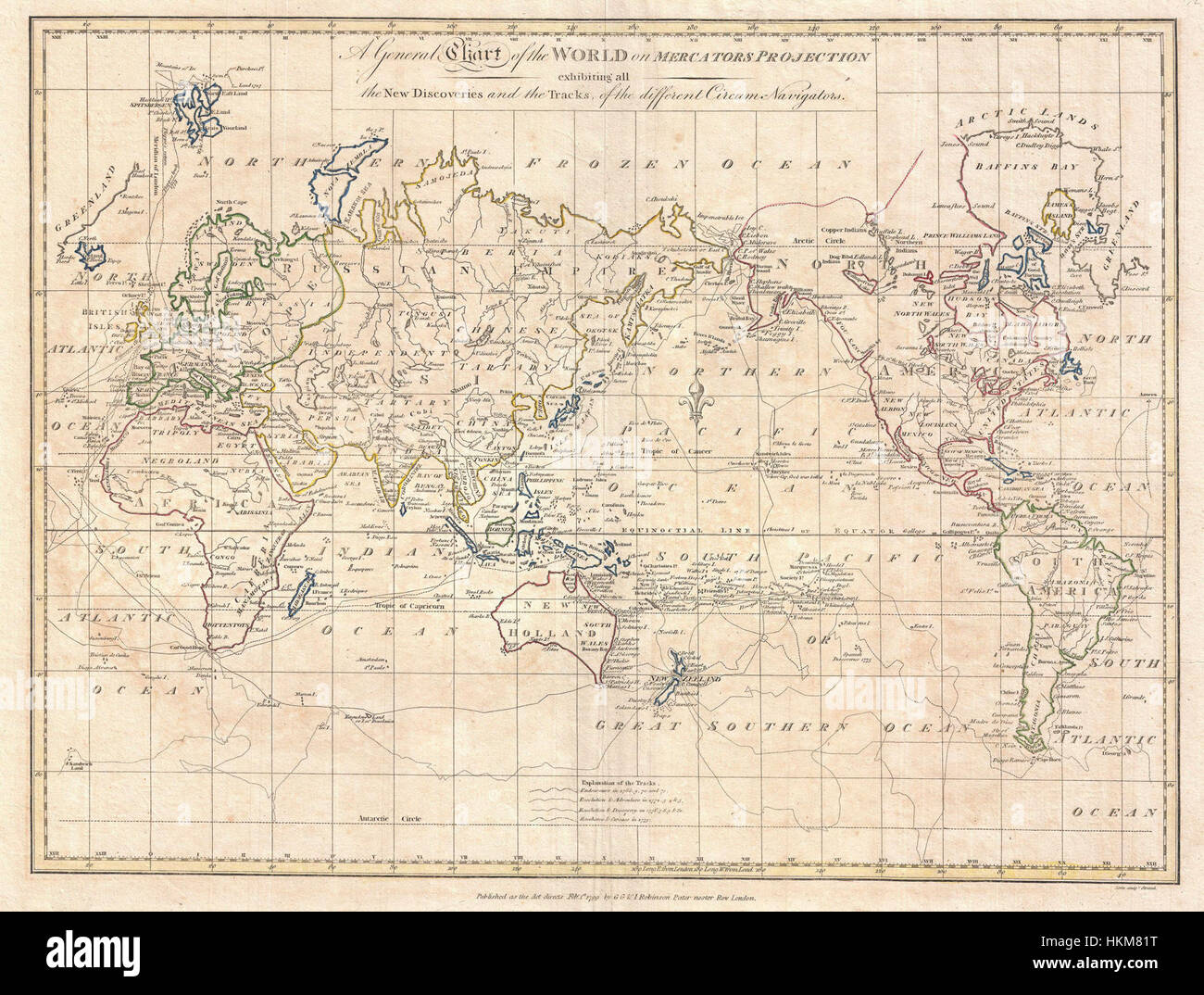 1799 Cruttwell Map of the World on Mercator's Projection - Geographicus ...