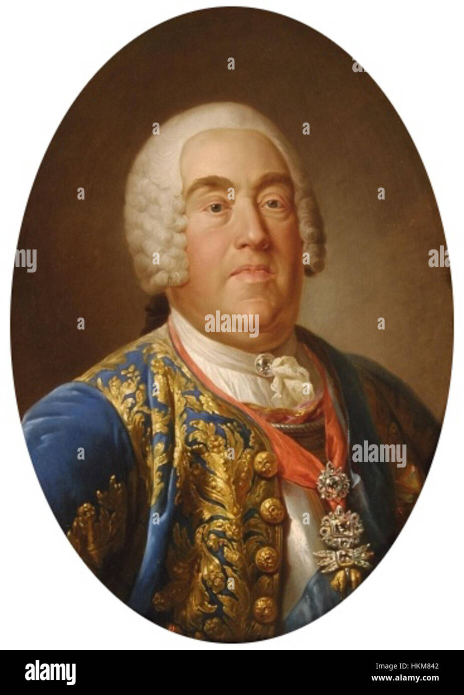 This portrait of Augustus III, King of Poland, was painted by the ...