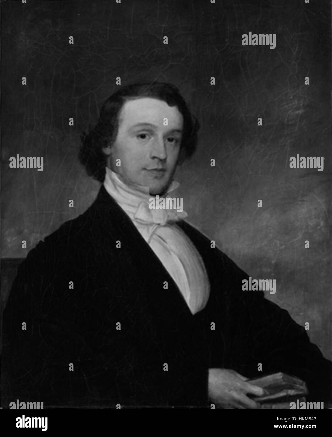 The portrait of George Edward Ellis, painted by Francis Alexander in ...