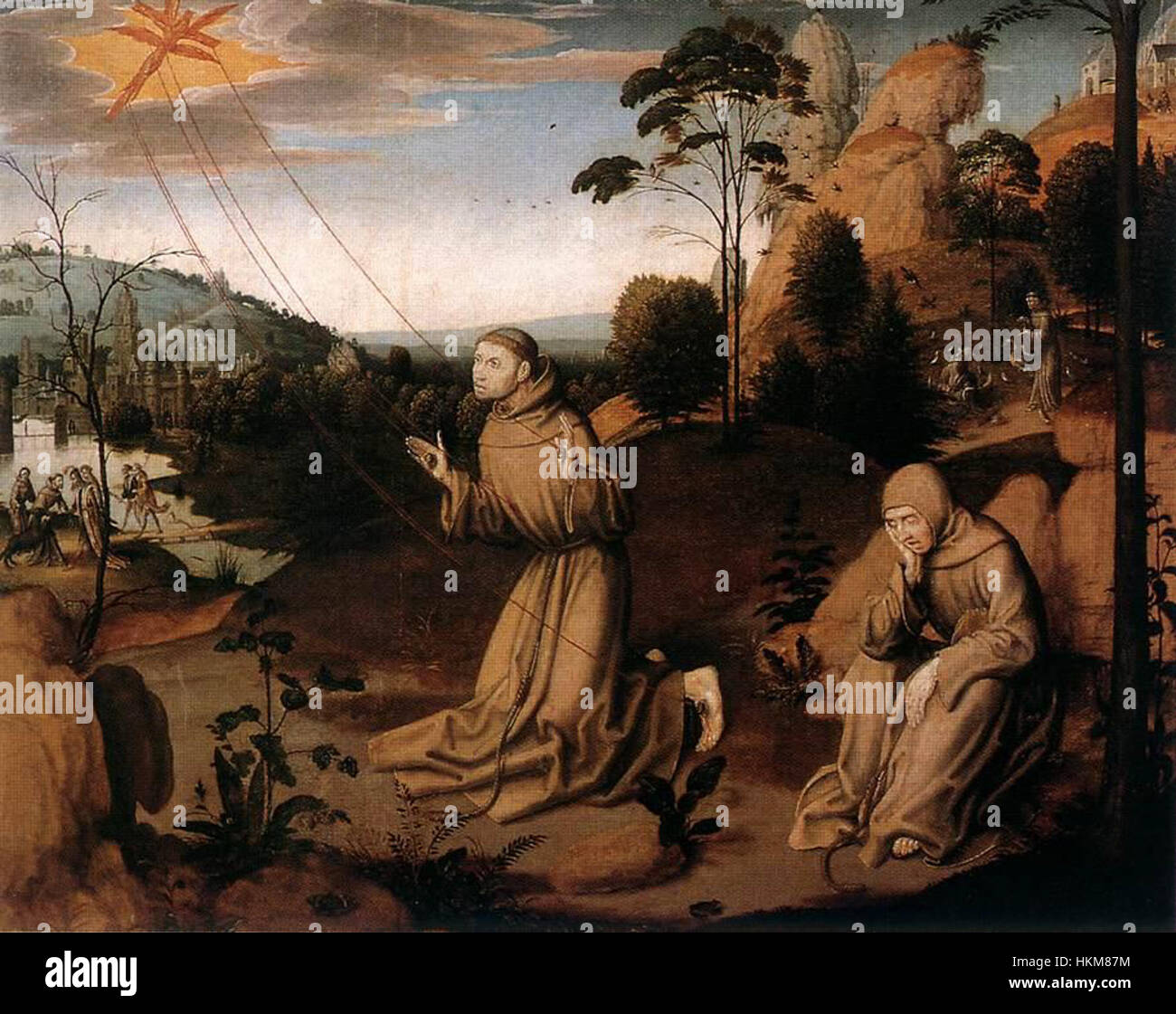 16th-century unknown painters - St Francis Altarpiece (central panel ...