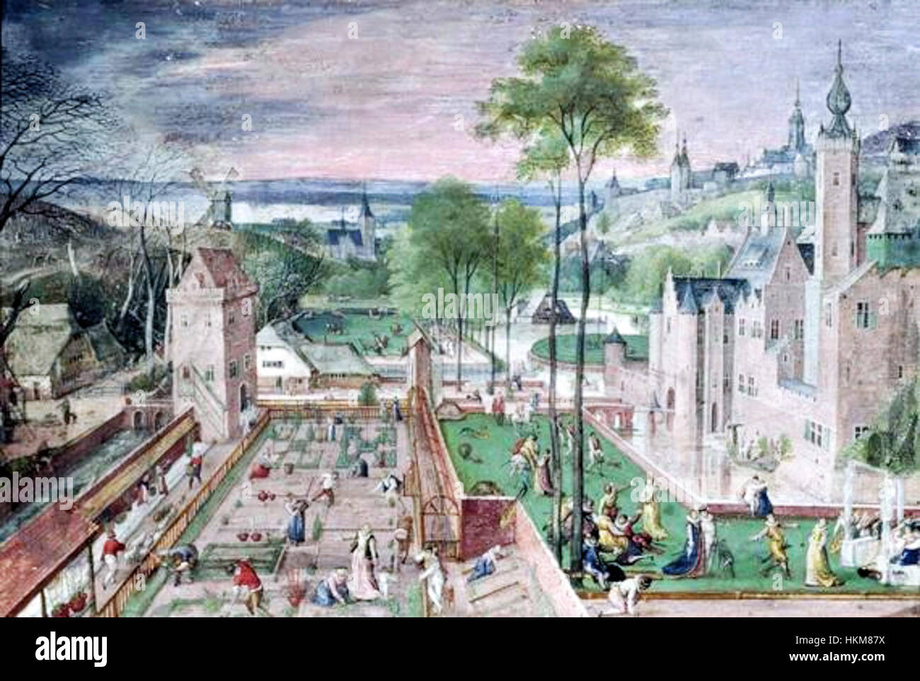 The 'Bol Spring' painting showcases the tranquil beauty of a natural ...