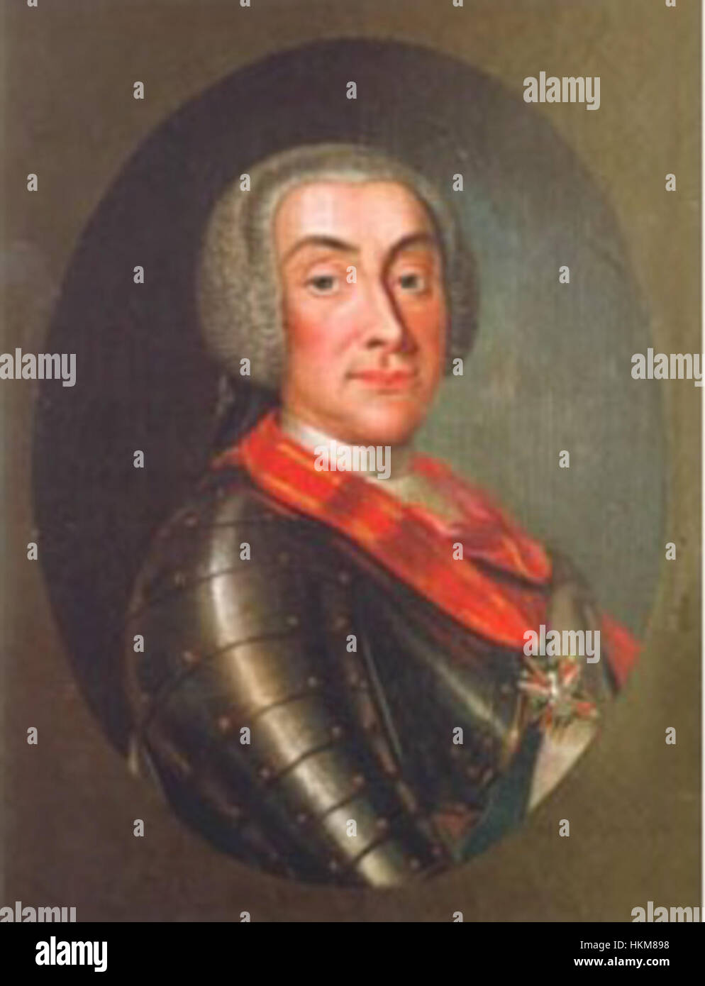 This portrait of Ernst August of Saxe-Weimar is a historic depiction of ...
