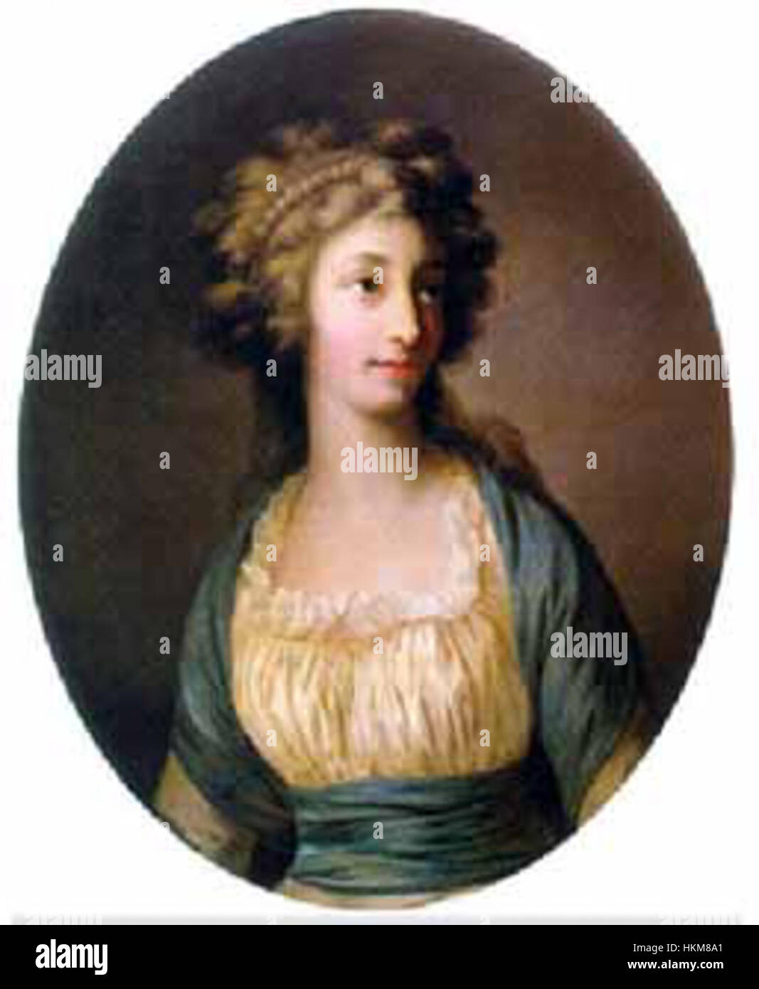 This historical portrait of Anna Charlotte Dorothea von Biron, painted ...
