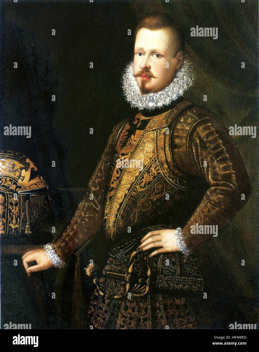 A portrait of Vincenzo I Gonzaga, a prominent 16th-century Italian ...