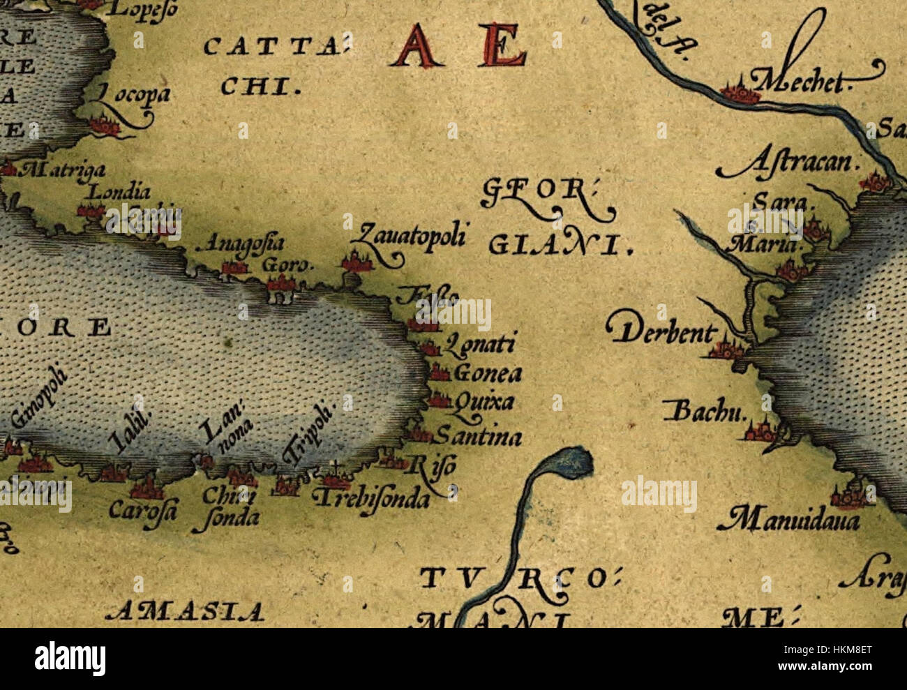 Ortelius 1572 map hi-res stock photography and images - Alamy