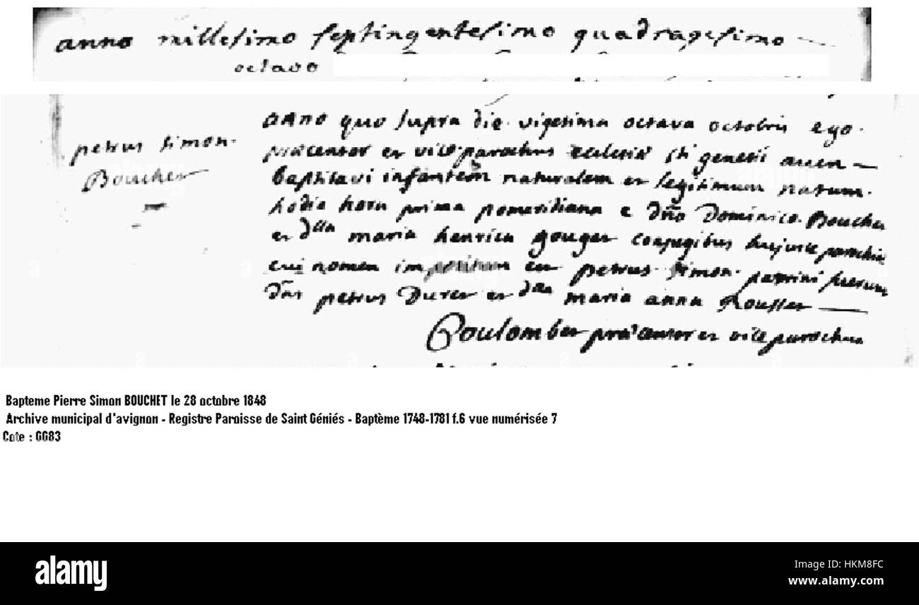 This historical artwork, 'Bapteme' by Pierre Simon Bouchet, depicts a ...