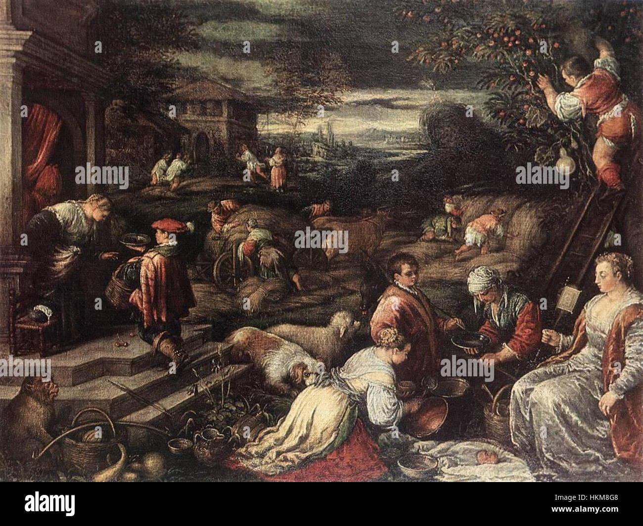 Art painting bassano hi-res stock photography and images - Alamy