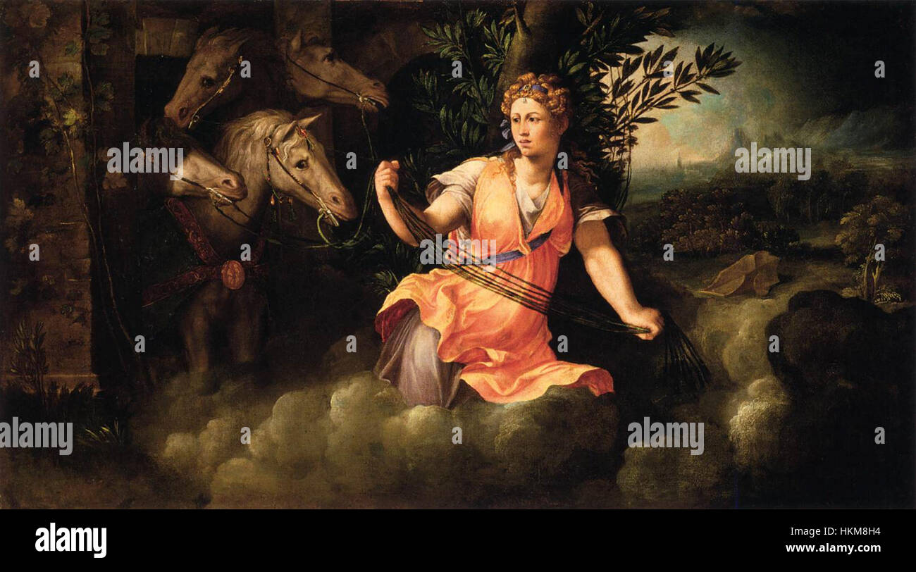 'Allegory of Dawn' by Battista Dossi is a Renaissance painting ...