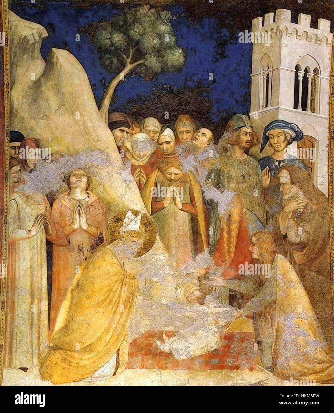 The *50child San Martino* fresco is a historical artwork depicting a ...