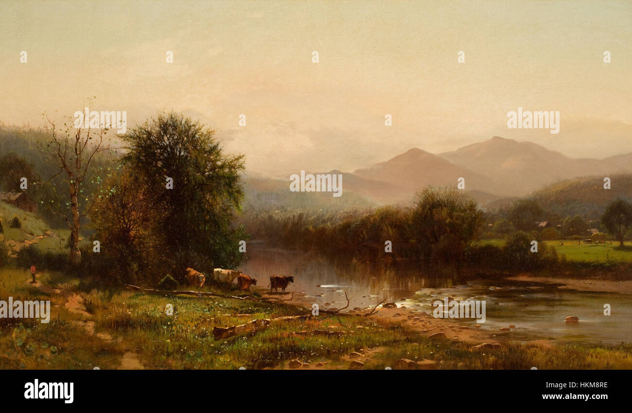 Arthur Parton's 'Berkshire Landscape' (19th century) captures the ...