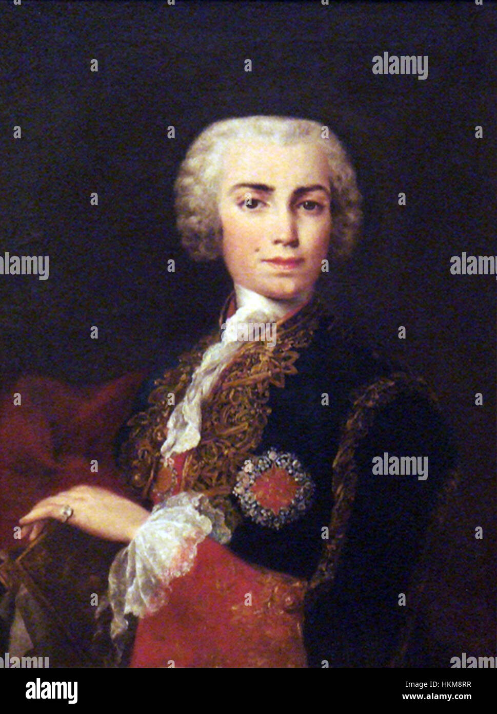 A portrait of Farinelli, painted by Amigoni, depicting the renowned ...