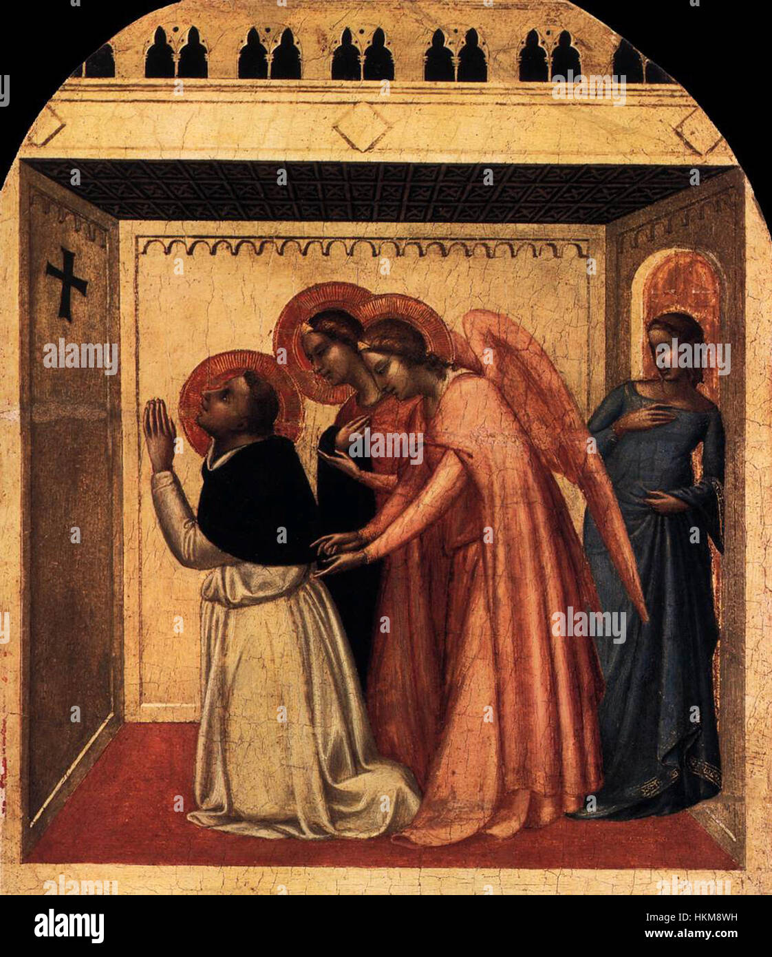 Bernardo Daddi’s 'The Temptation of St. Thomas Aquinas' captures a ...