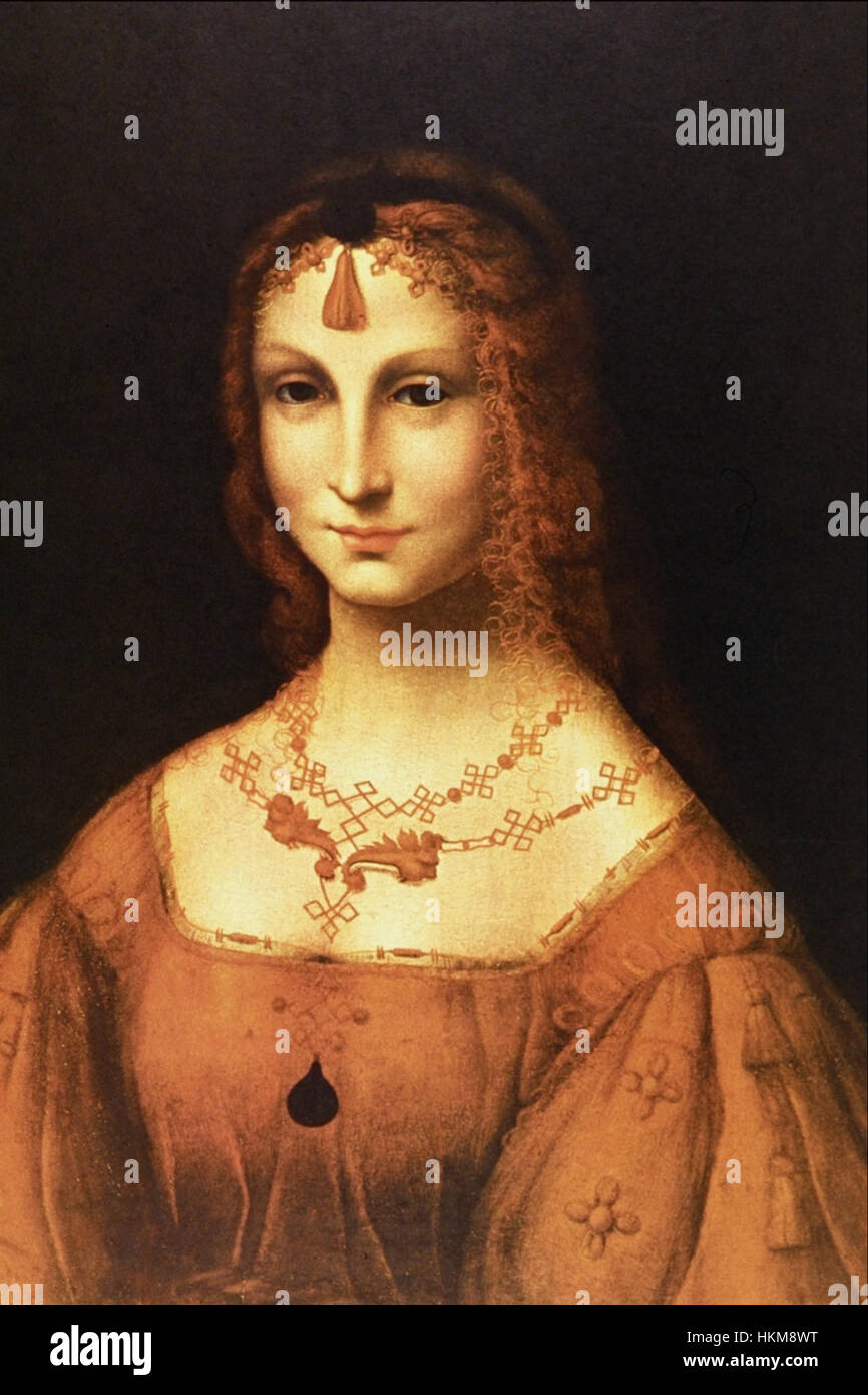 This portrait, *A Young Patrician Lady*, is attributed to the School of ...