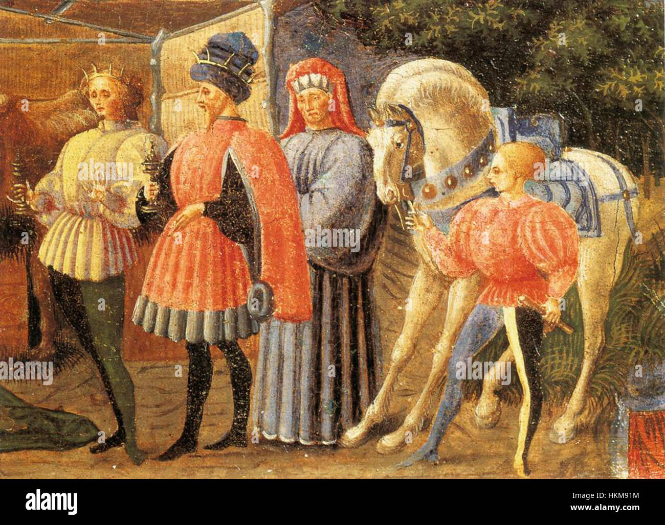 'Adorazione dei magi' is a historical artwork depicting the adoration ...